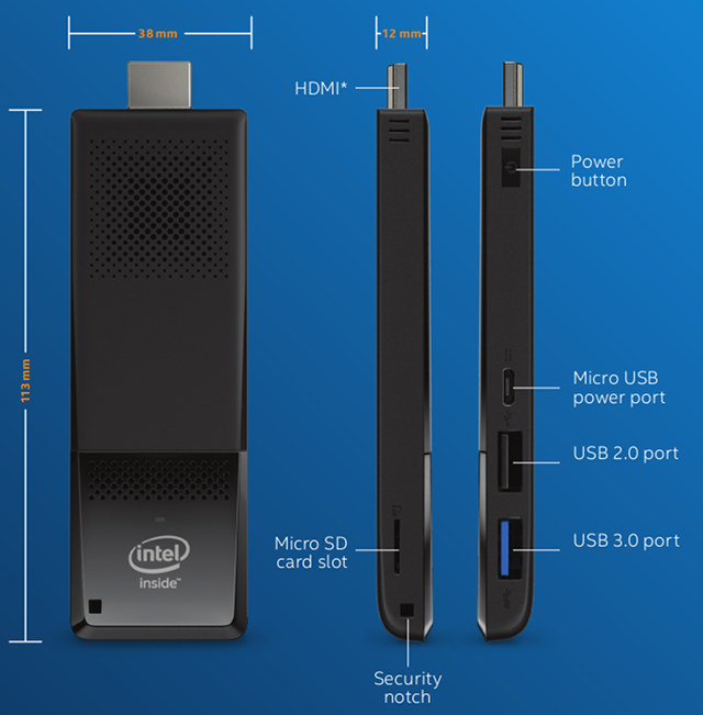 Intel Unveils 5 New Compute Stick Models Powered by Intel Atom x5 and ... Intel Unveils 5 New Compute Stick Models Powered by Intel Atom x5 and ...