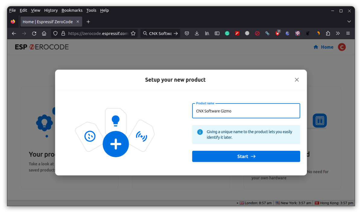 Esp Zerocode Web Application Creates Custom Matter Certifiable Firmware For Esp32 Targets Cnx