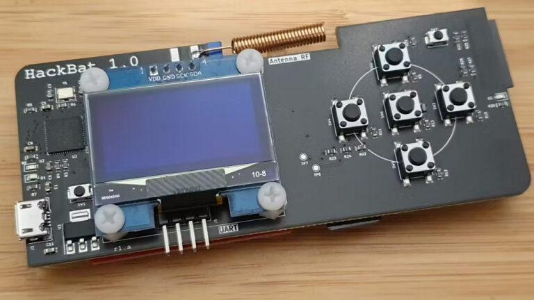 Hackbat Diy Open Source Hardware Flipper Zero Alternative Features Raspberry Pi Rp2040 Mcu